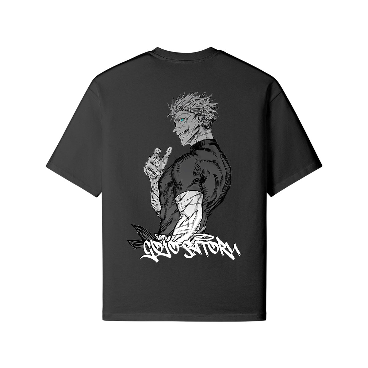 The honored one Gojo Oversized T-shirt – Gymgasm.in
