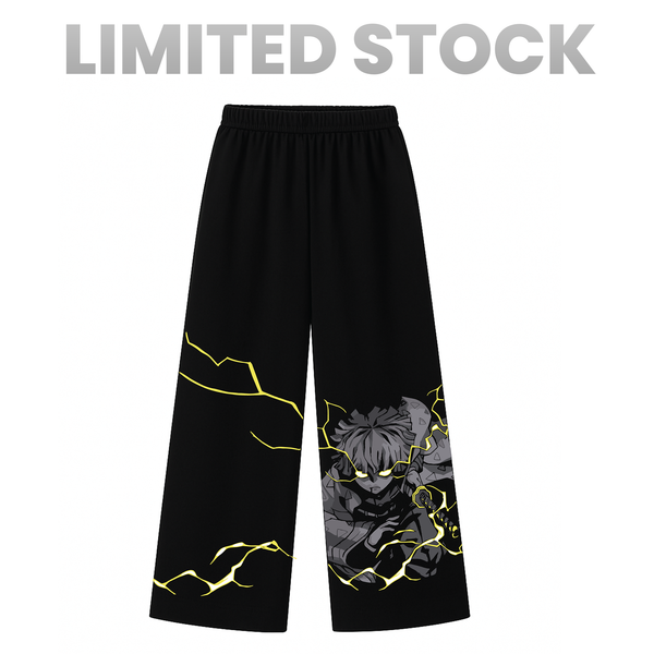 Zenitsu Baggy Pant | Demon Slayer Gym Wear | Gymgasm – Gymgasm.in
